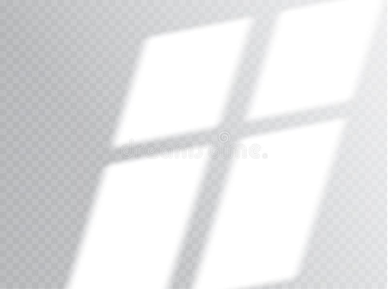 Window Light Shadow on Wall, Overlay Background Stock Vector ...
