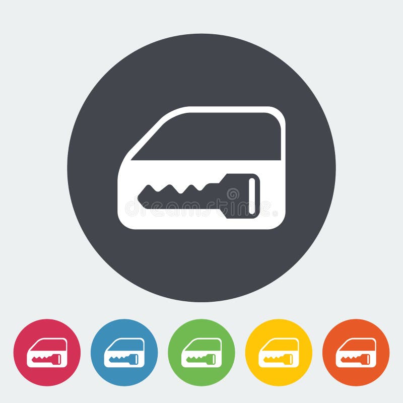 Window lift icon flat stock vector. Illustration of vehicle - 90298865