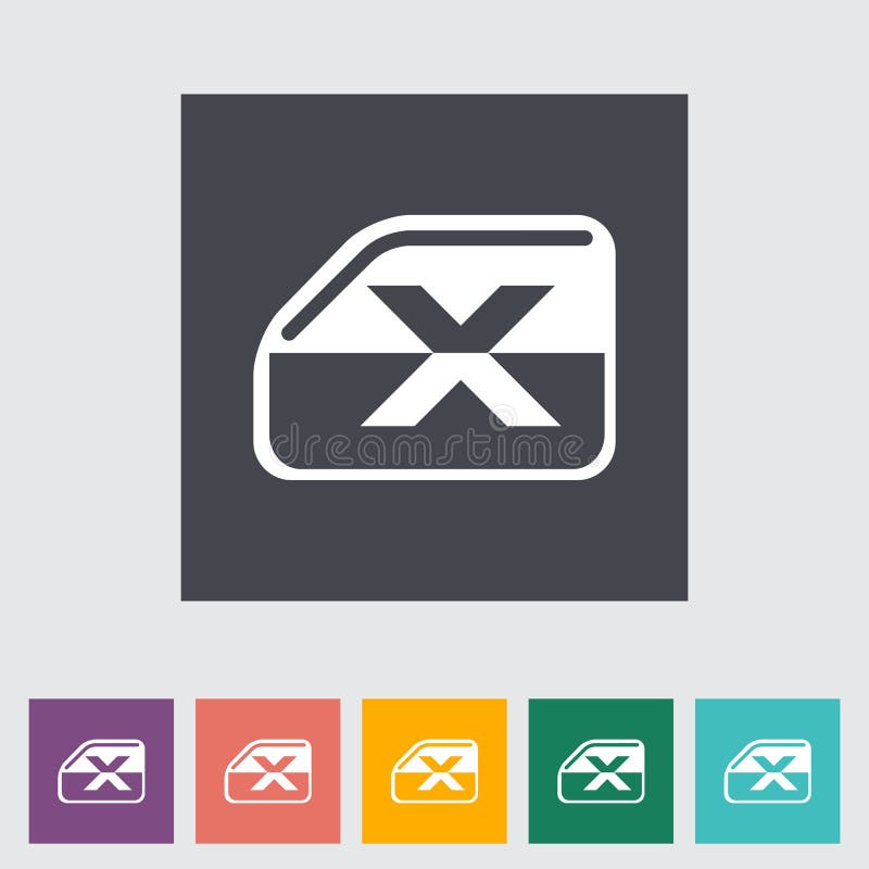 Car Window Lock Symbol. Vector Illustration Stock Vector - Illustration ...