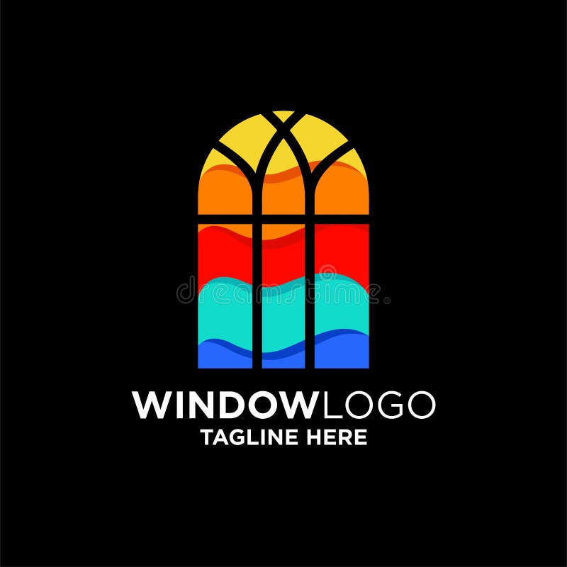 Window Logo Design stock vector. Illustration of inspiration - 264830768