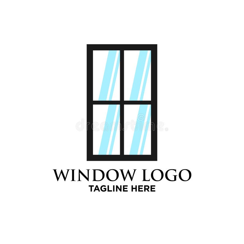 Window Logo Design stock vector. Illustration of company - 264748041