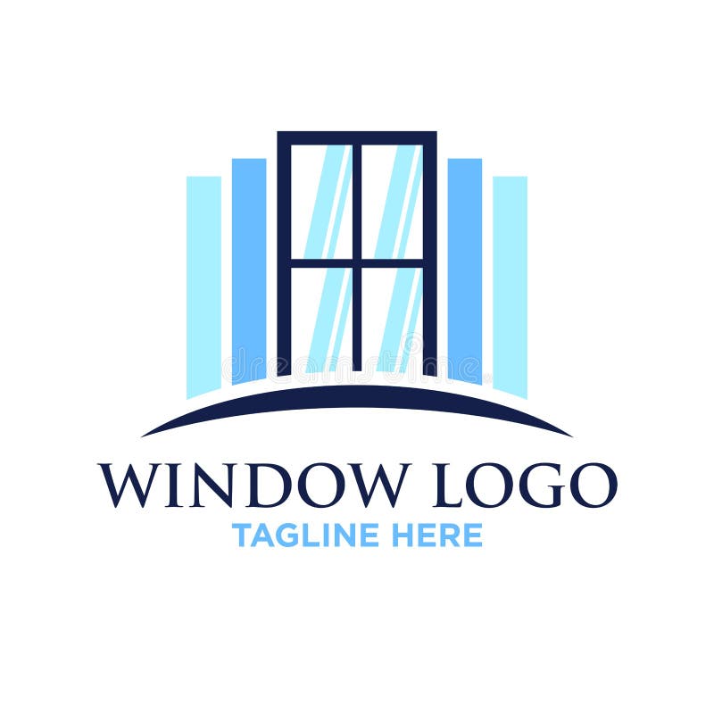 Window Logo Design stock vector. Illustration of company - 264748048