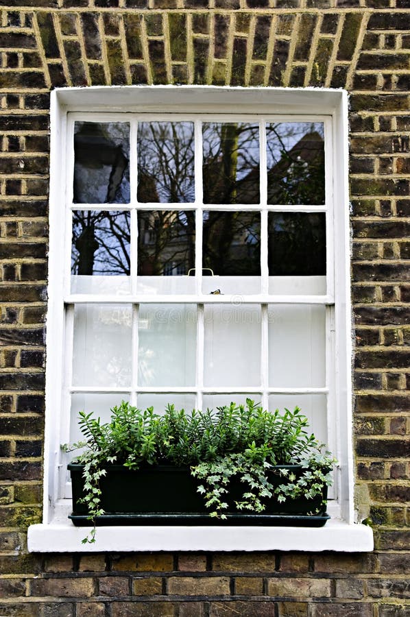 Window in London stock photo. Image of european, homes - 11317640