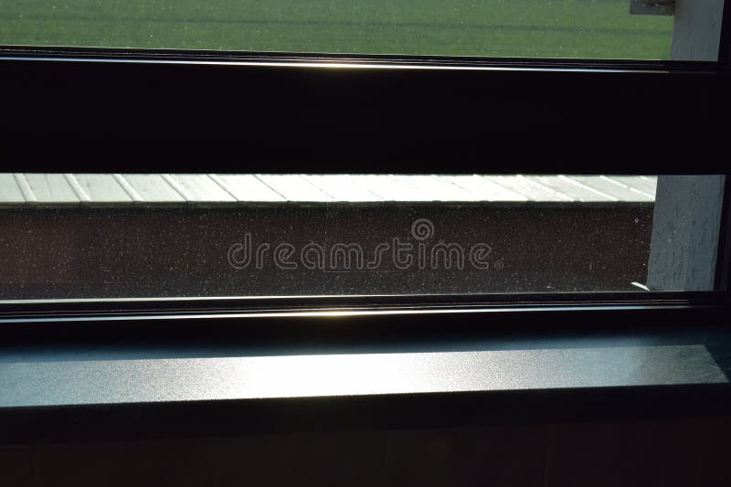 Reflected Sun on the Window Stock Photo - Image of line, green: 351804914
