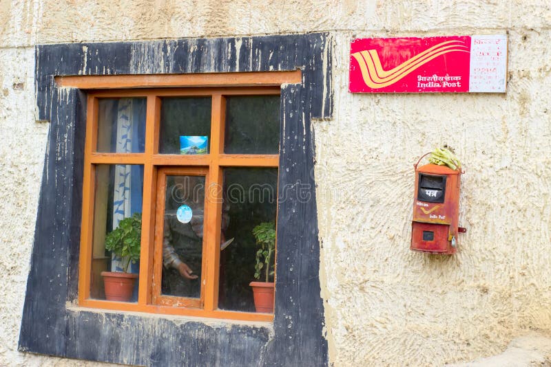 Window and Mailbox of the Post Office in India Editorial Photography ...