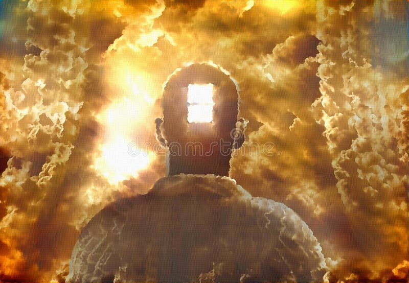 Window in man head stock illustration. Illustration of brain - 246056117