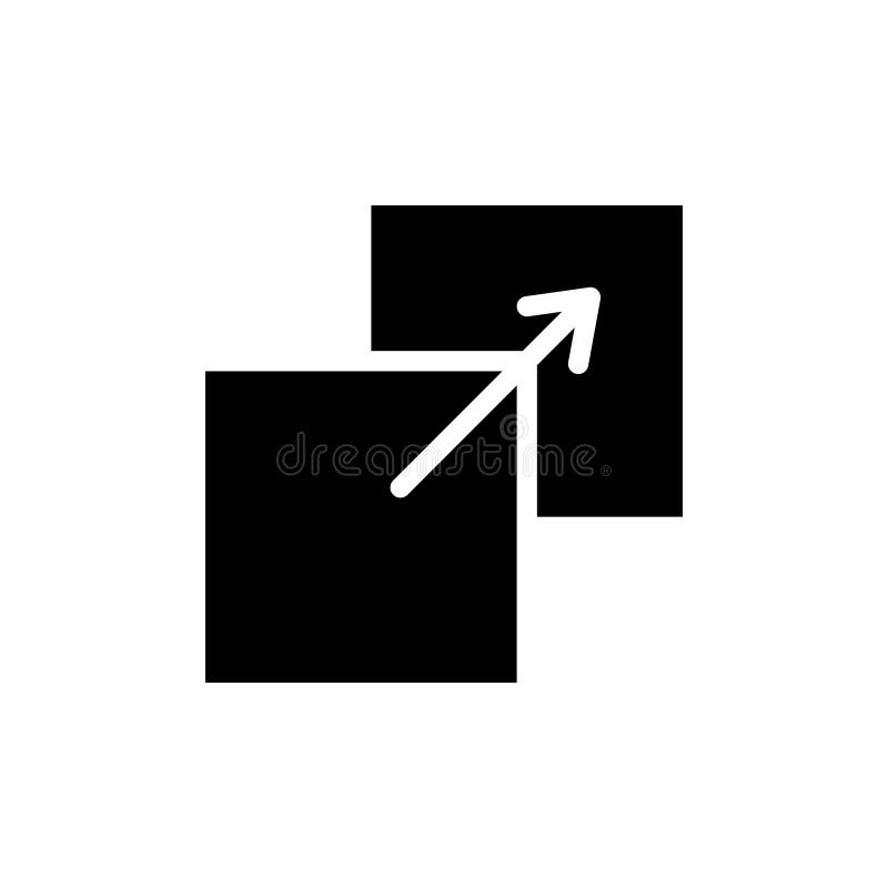Window Maximize Icon Isolated on White Background Stock Illustration ...