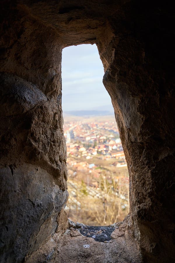 Window of a Medieval Fortress Stock Image - Image of brown, daylight ...