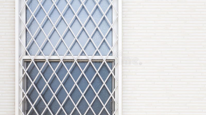 Window and metal baluster stock photo. Image of frame - 54422424