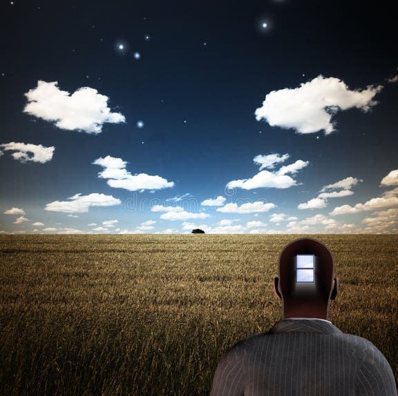 Window Mind stock illustration. Illustration of physiology - 9405323