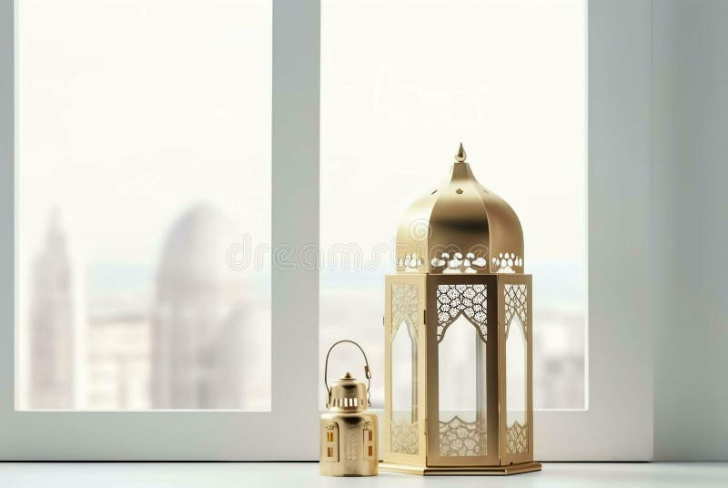 Window in Mosque Window of Mosque Stock Illustration - Illustration of ...
