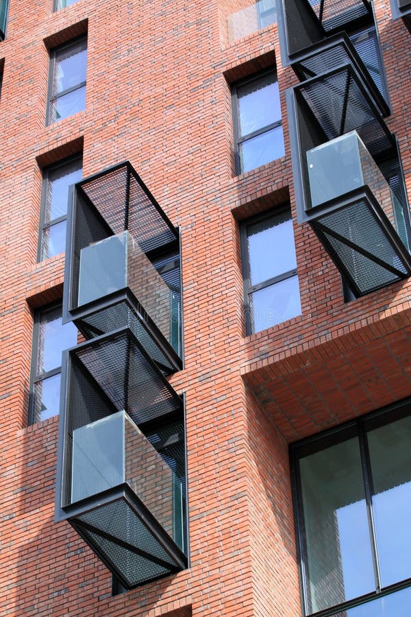 Window of New Office and Apartment Building Stock Photo - Image of ...