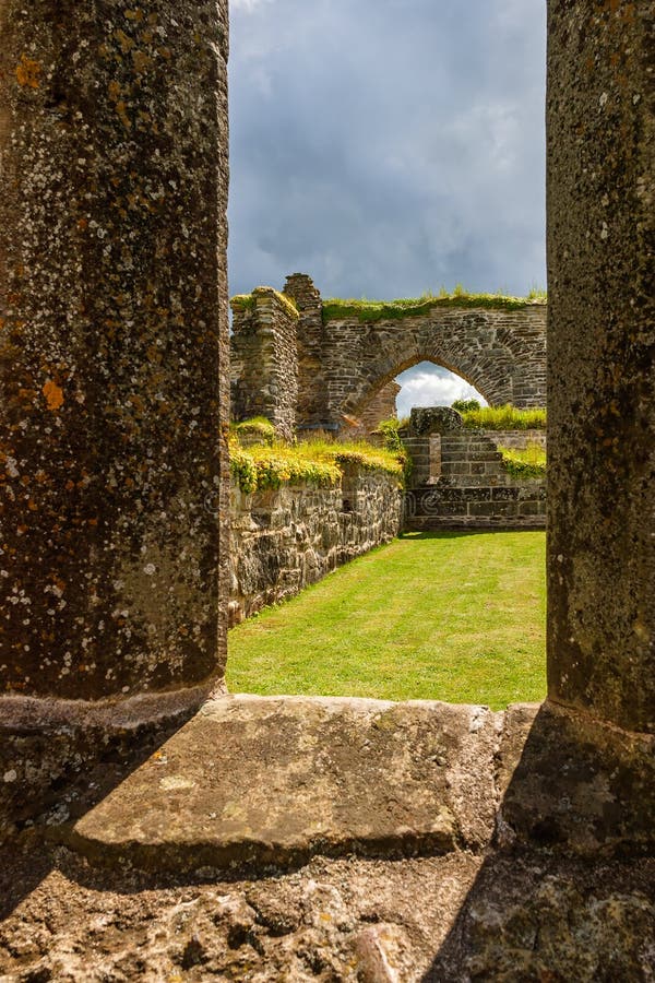 Window Niche in an Old Monastery Ruins Stock Image - Image of country ...
