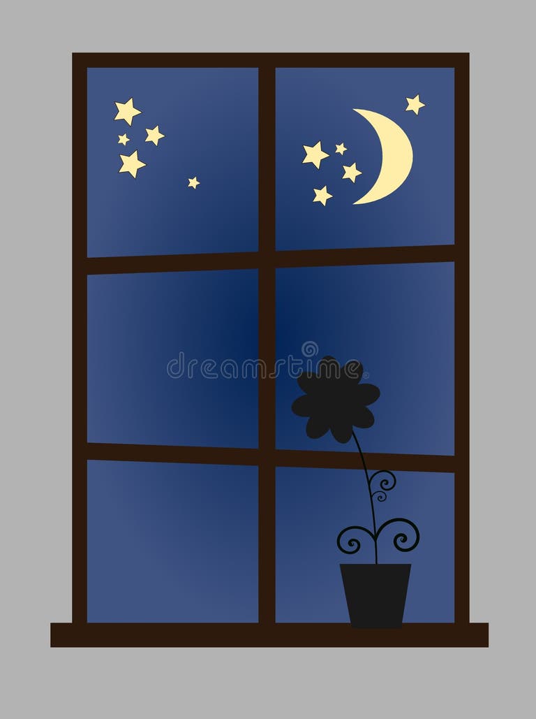 Window Night Stock Illustrations – 36,976 Window Night Stock ...
