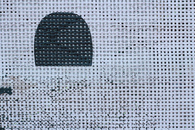 The Black Grating in Front of Anther One Stock Image - Image of fiber ...