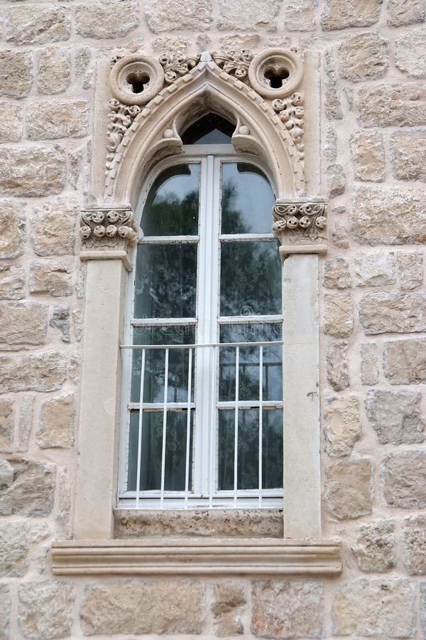 Window in old building stock image. Image of church, antique - 51165729