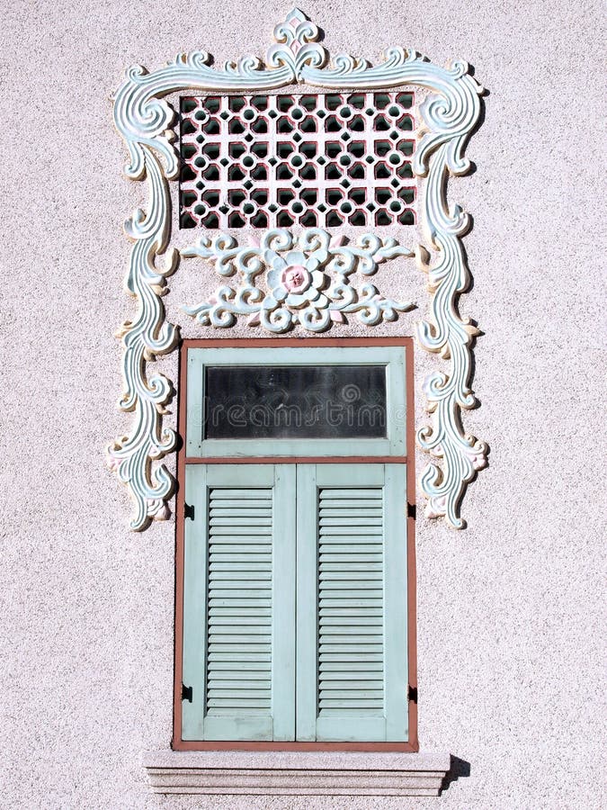 Window of old buildings stock photo. Image of pattern - 55307366