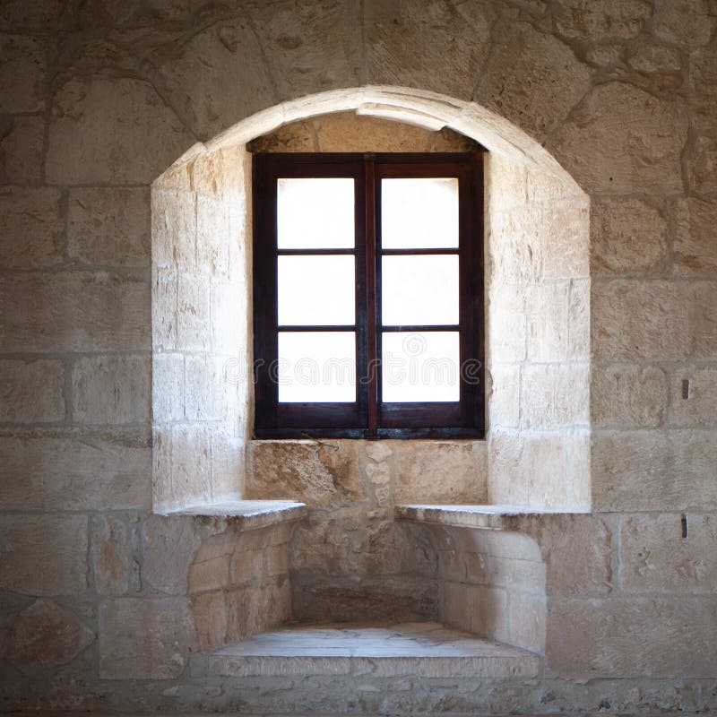 Window in an old stock image. Image of medieval, history - 116033337