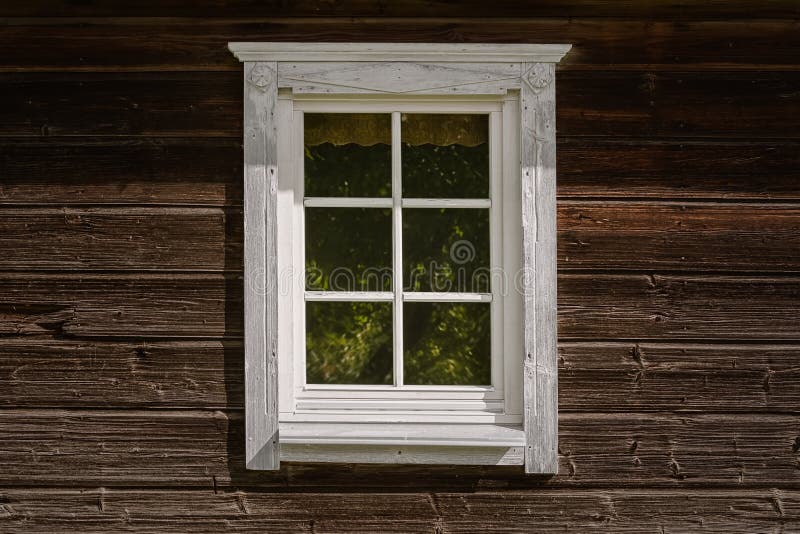 Window of an old house stock photo. Image of casement - 202410670