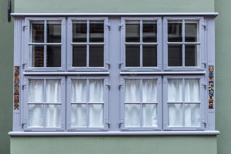 Window of an Old House in Lunenburg, Germany Editorial Photography ...