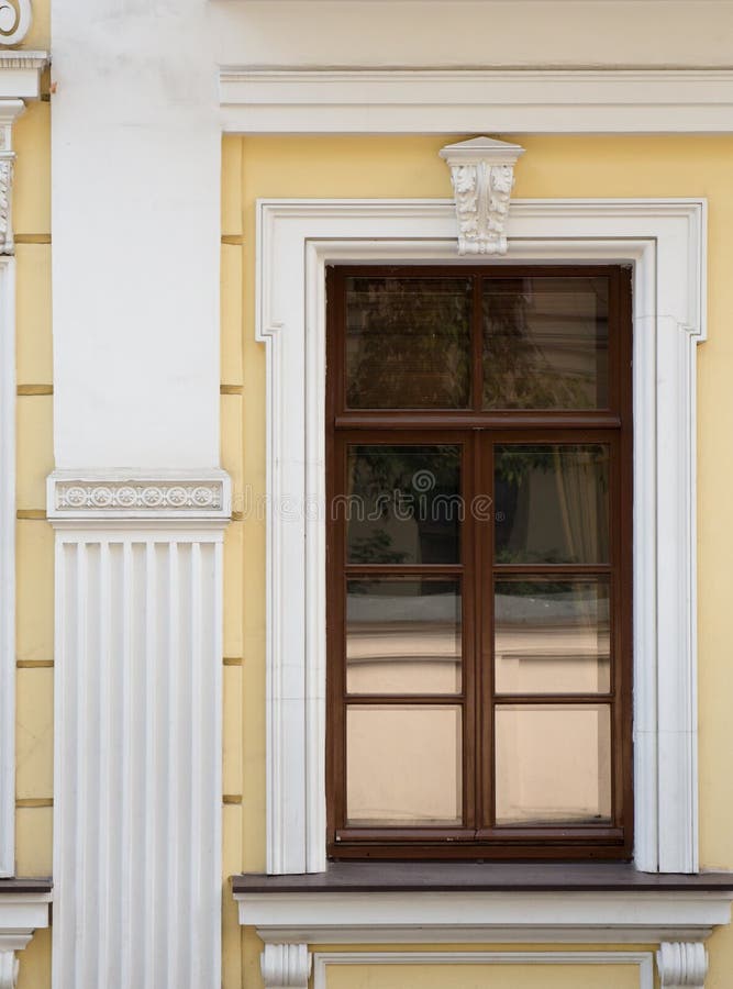 Window in an Old Restored Mansion Stock Image - Image of vintage, frame ...