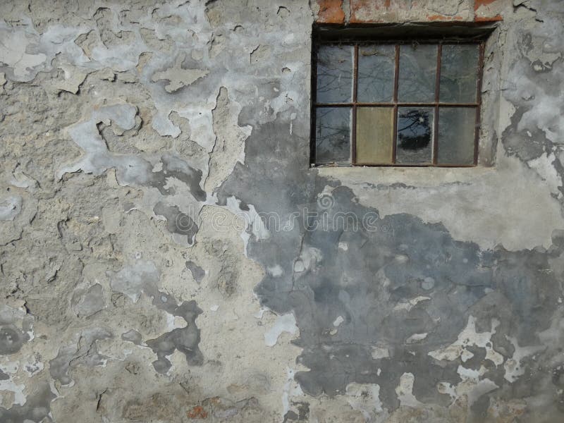 Window in Old Ruined Wall stock photo. Image of house - 91863582