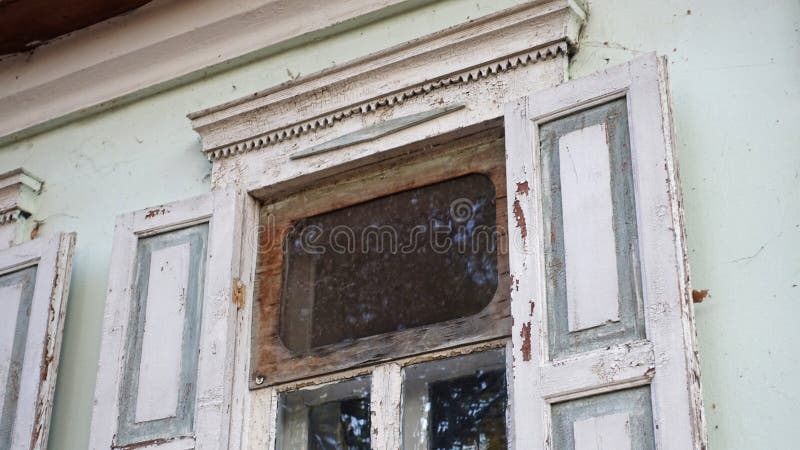 Window of an Old Russian House Stock Image - Image of life, shutters ...