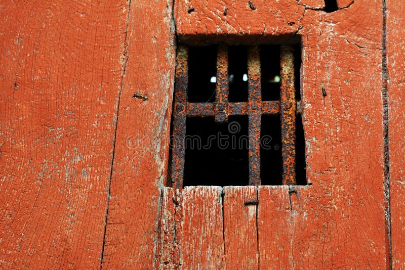 Window with Old Rusted and Broken Iron Bars Stock Photo - Image of home ...