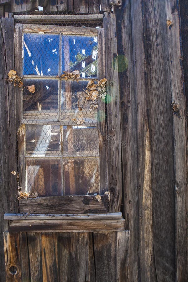 Window in an old shack stock image. Image of wooden, brown - 71537043