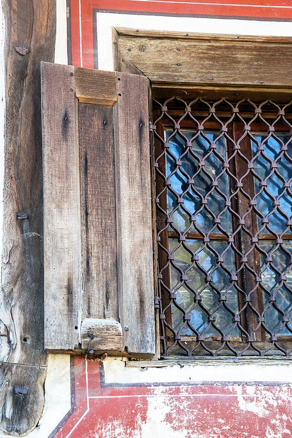 Window in Old Traditional Bulgarian House Stock Photo - Image of front ...