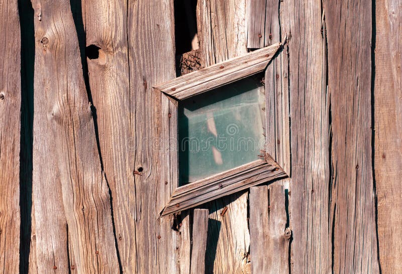 Window in an Old Wooden House. Background Stock Photo - Image of house ...
