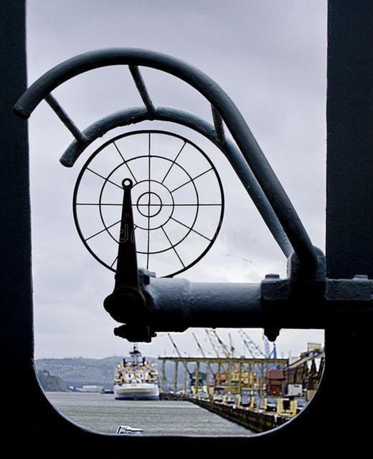 Window onto port stock image. Image of daytime, cargo - 83039191