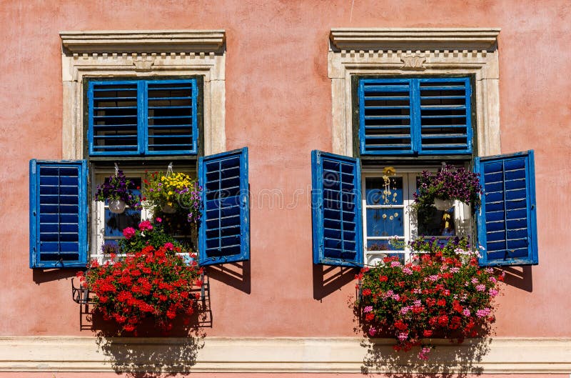 Window with open Shutter stock photo. Image of vintage - 233530276