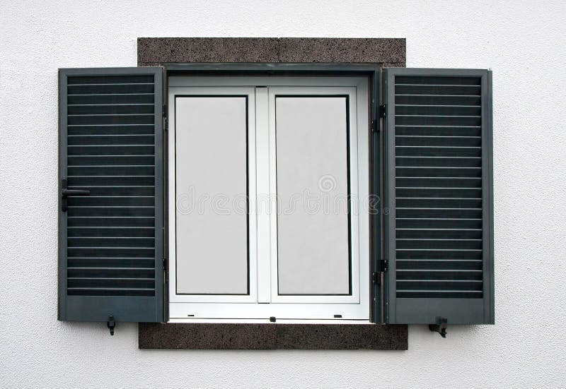 Window with open shutters stock image. Image of open - 29012169
