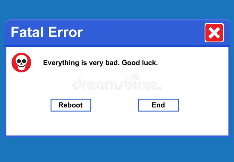 Windows Errors Stock Illustrations – 11 Windows Errors Stock ...