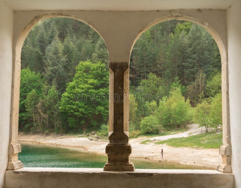A window on the lake stock photo. Image of green, nature - 116995898