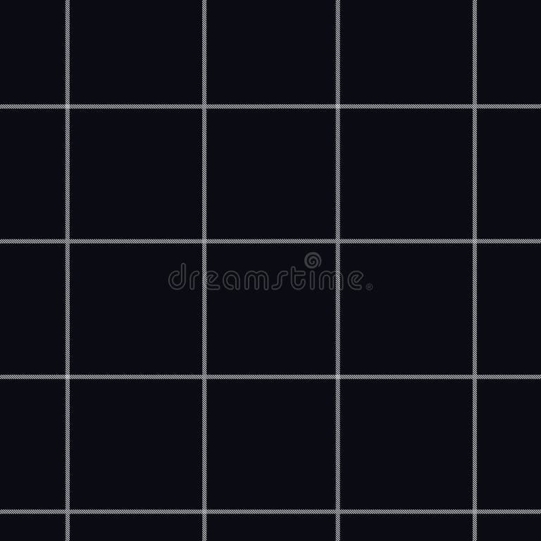 Window Pane Plaid Seamless Pattern, Black and White, Pattern 3 5 2023 ...