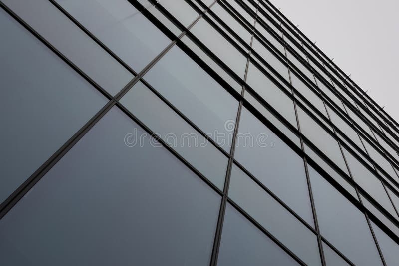 Window Panels on Office Building Stock Image - Image of high, office ...