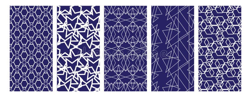 Window Patterns Natural Electric Vector Illustration Stock Vector ...