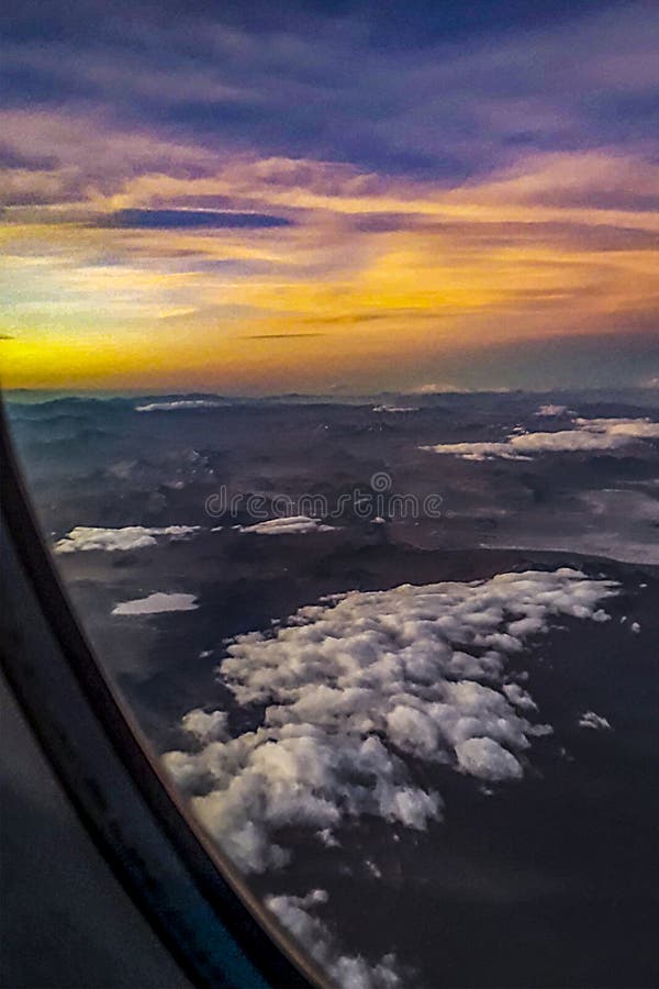 Window Plane Flying Over Peru Sky Stock Image - Image of travel, view ...