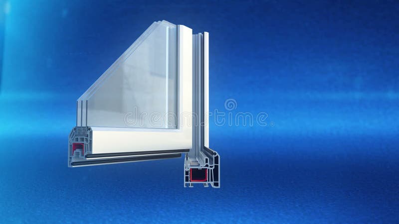 Window Plastic Profile Cut Animation Stock Video - Video of alpha ...