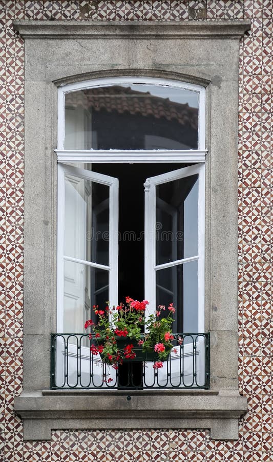 Window from Porto, Portugal Stock Image - Image of building ...