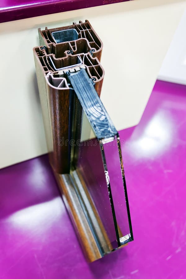 Window profile stock image. Image of installation, industry - 65115087