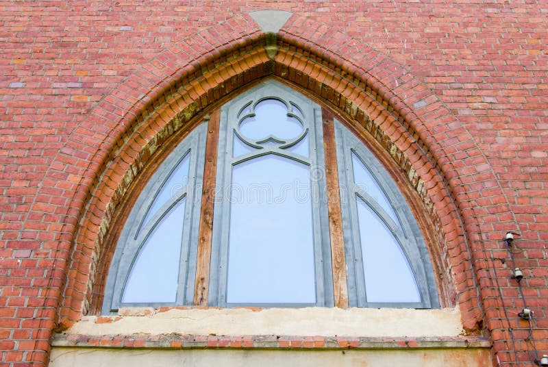 Round church window stock photo. Image of prenzlau, star - 1756734