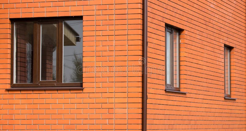 Window in a brick house stock photo. Image of urban - 106210062