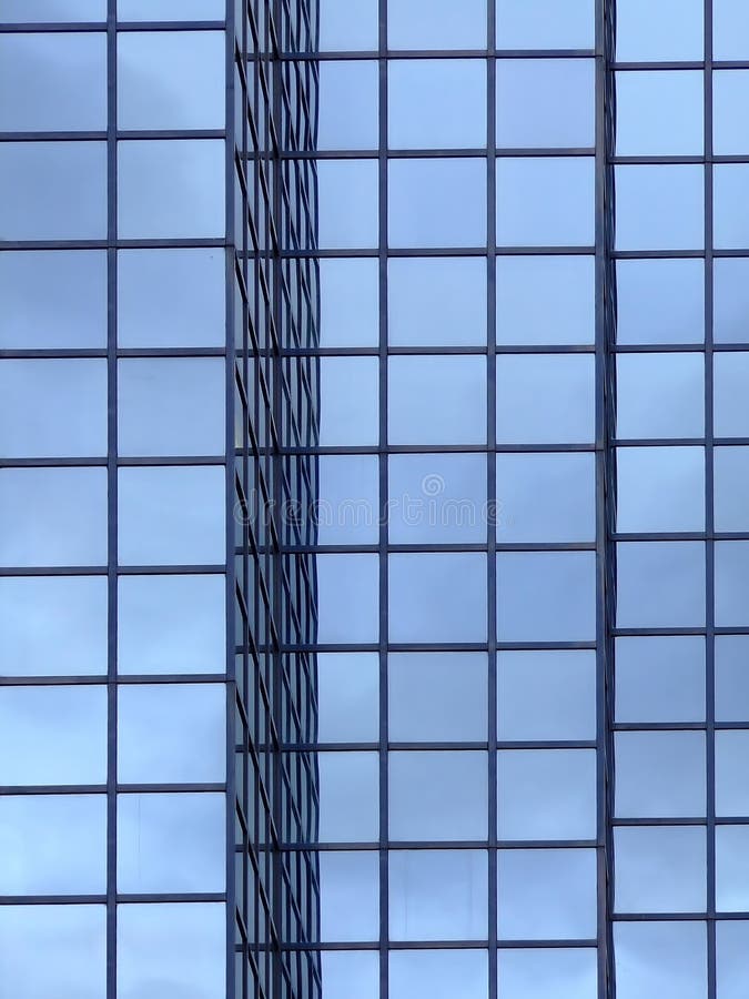 Golden Office Building Windows Background Stock Image - Image of ...