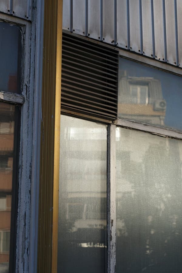 Window reflection stock image. Image of audience, angle - 116257465