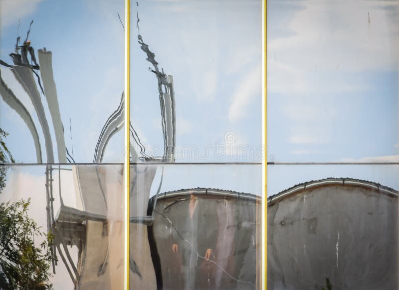 Window reflection stock photo. Image of corporate, future - 45191998