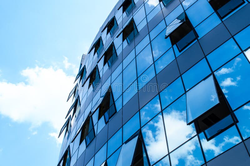 Window reflection stock image. Image of high, city, business - 45604125