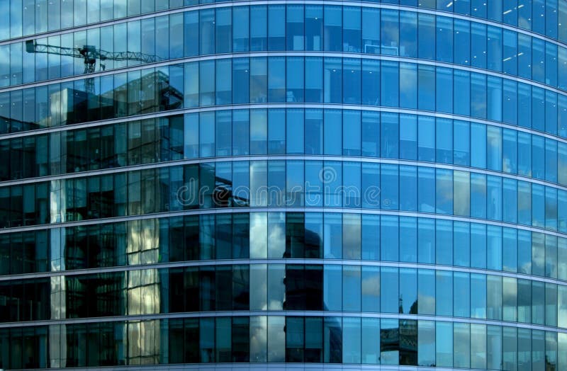 Window reflections stock photo. Image of construction - 168641956